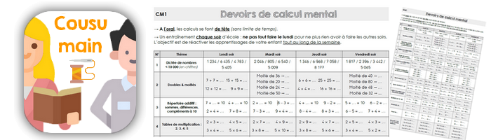 [ARCHIVE] Calcul mental : devoirs quotidiens (CE2-CM1-CM2)